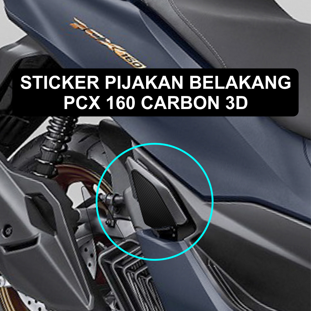 Pcx 160 CARBON REAR STEP STICKER 2021-2024 | Shopee Malaysia