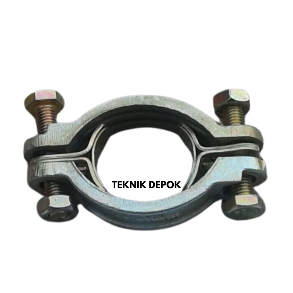 Clamp Hose Ludecke SL60 Galvanized Fire Fighting Clamps 49-60mm 2 Bolts ...