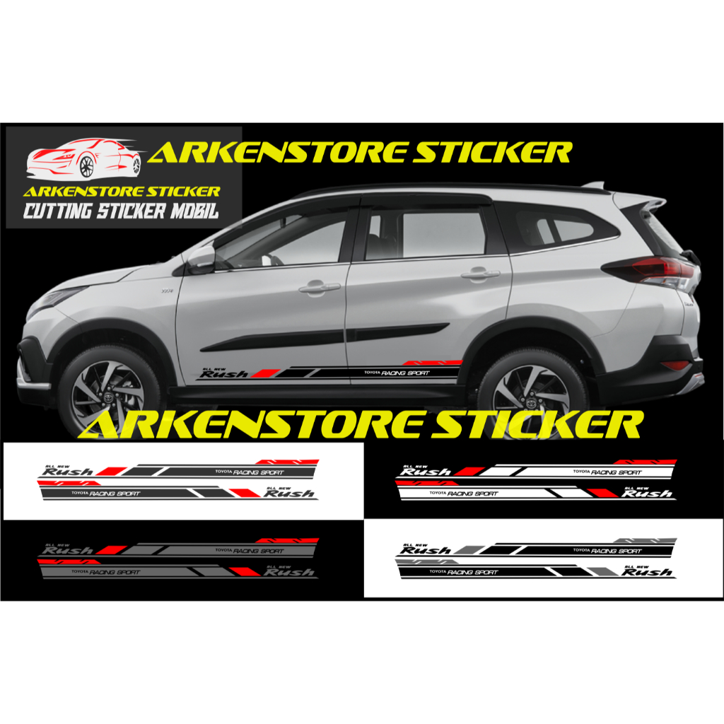 Sticker toyota all new rush sticker sticker Car all new rush sticker ...