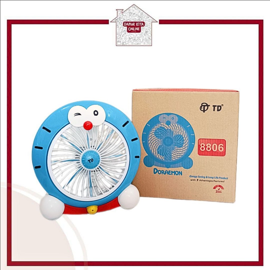 Doraemon Miniom Hello Kitty TD Character Sitting Fan | Shopee Malaysia