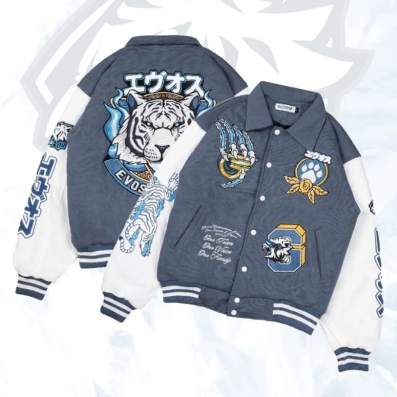 2024 Evos E-sport Mobile Legen Varsity Jacket Oversize S M L XL XXL ...