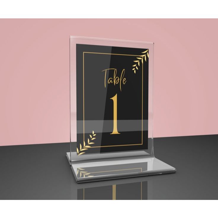 Acrylic Stand A6 A5 A4/ Table Number Stand/ Qris Stand | Shopee Malaysia
