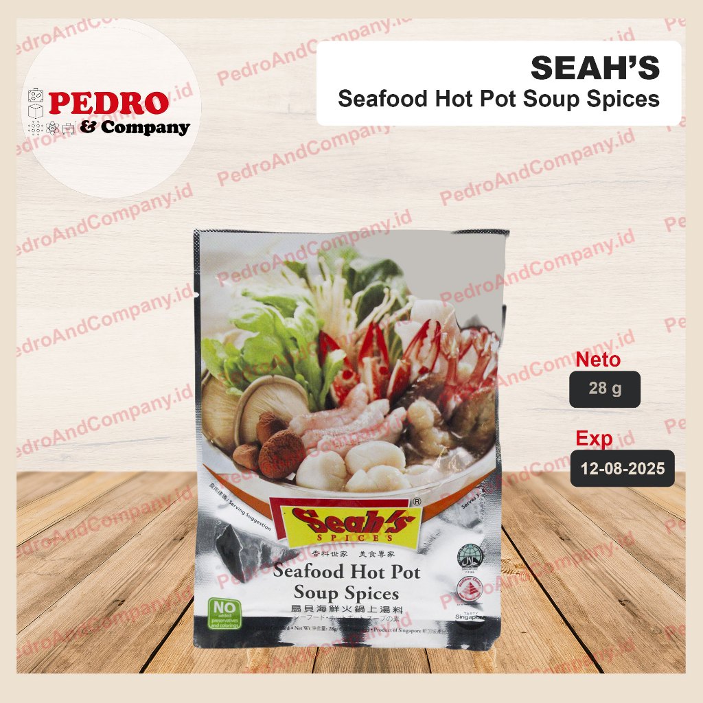 Seah's spices - Seafood hot pot soup spices (28Gr) | Shopee Malaysia