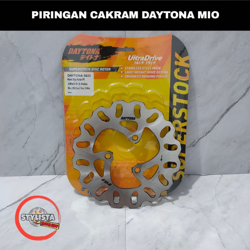 DAYTONA FAZZIO DISC PLATE MIO J M3 SOUL GT FREEGO FINO XRIDE MIO SZ ...