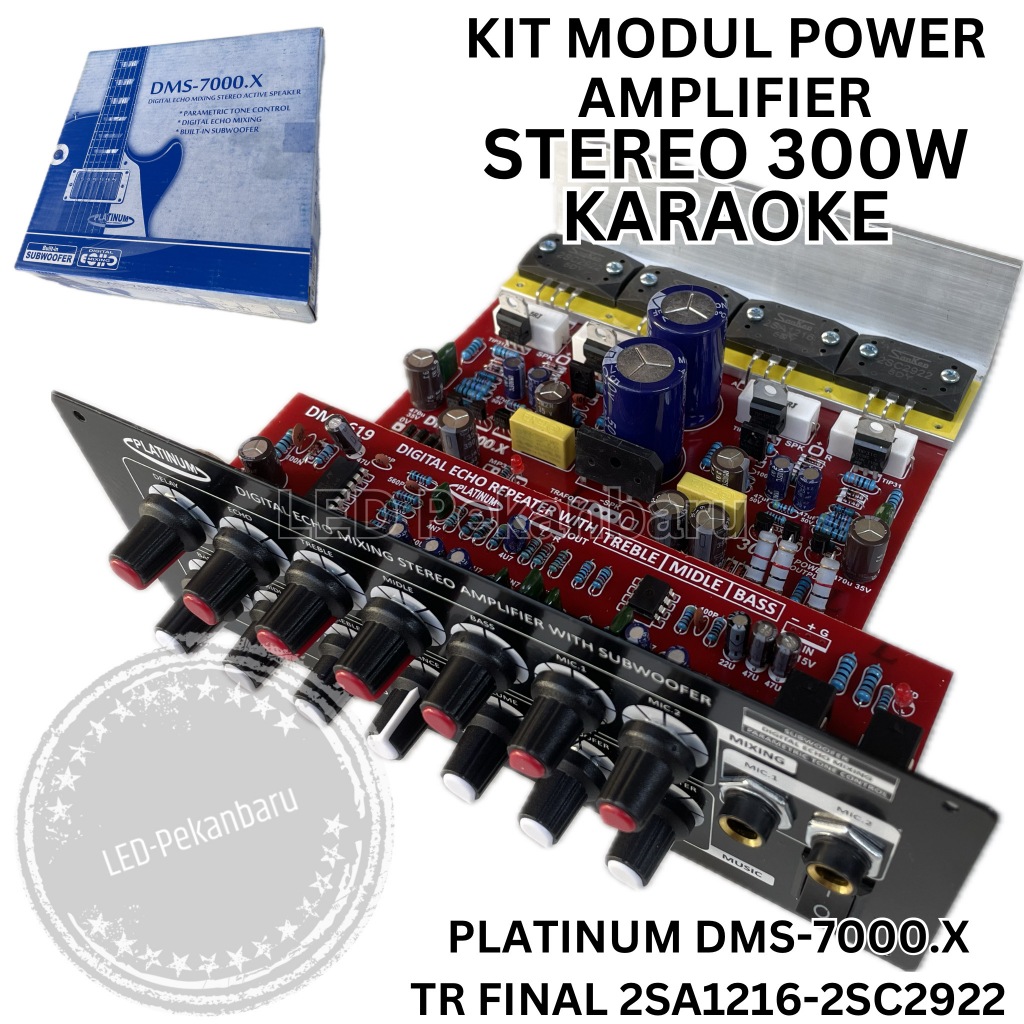 Audio KIT POWER AMPLIFIER Module 300W STEREO AMPLI Assembled KARAOKE TR ...