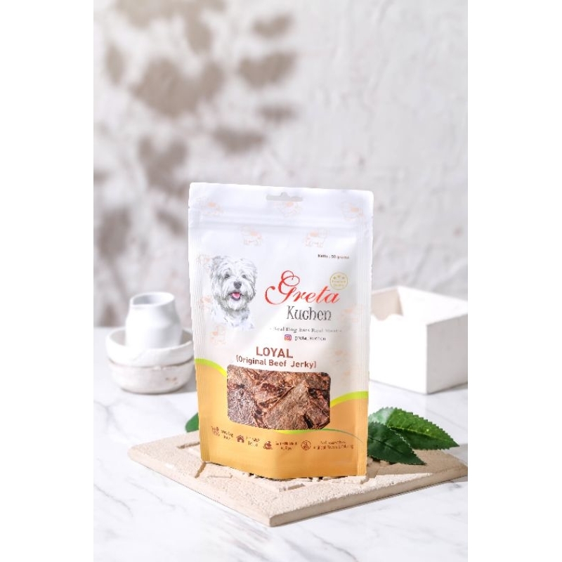 Greta Kuchen LOYAL Original Beef Jerky Dog Treats Snack Dog Snack ...