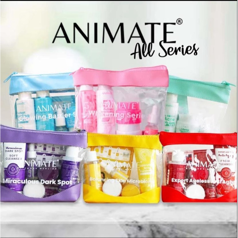 Animate Skincare Ori BPOM NEW Packaging 5 in 1 Active Whitening series ...