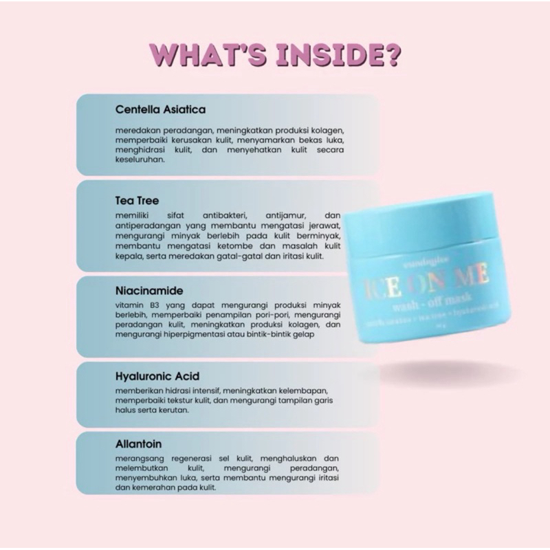 BEAUTYBY.NADS | OURDAYLEE MOISTURIZER WASH OFF MASK CLAY MASK CLOUD ...