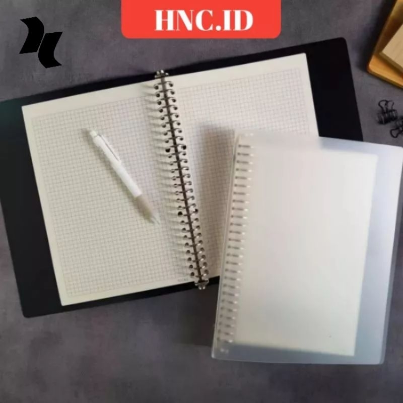 Transparent BINDER BINDER A5/B5 BINDER NOTE ORGANIZER | Shopee Malaysia