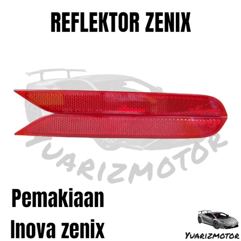 MATA Original innova zenix cat's eye reflector, rear bumper reflector ...