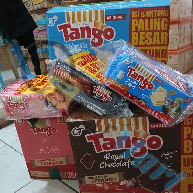 Wafer Tango JKT48 1 Box Contains 6 Packs 35gr Special Edition GsvMart ...