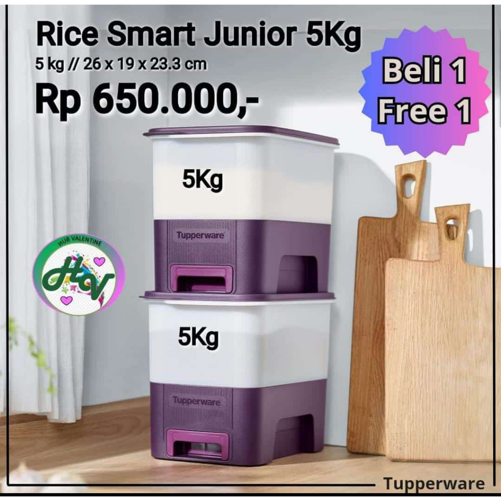 Smart junior rice Tupperware 5 kg capacity | Shopee Malaysia