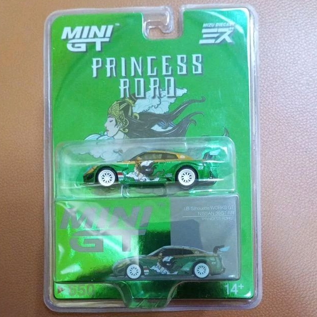 Mini GT 650 lb silhouette works GT nissan 35 GT-RR Princess Roro ...
