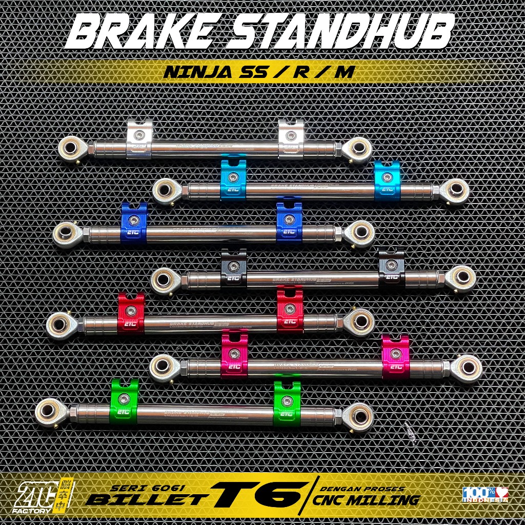 Brake STANDHUB REAR BRAKE Brace AS STANDHUB STENLIS ALUMUNIUM NINJA SS ...