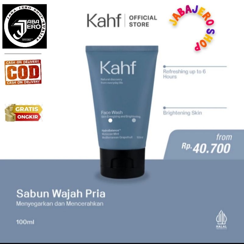 Kahf skin Energizing & Brightening Face wash 100ml | Kahf facial ...