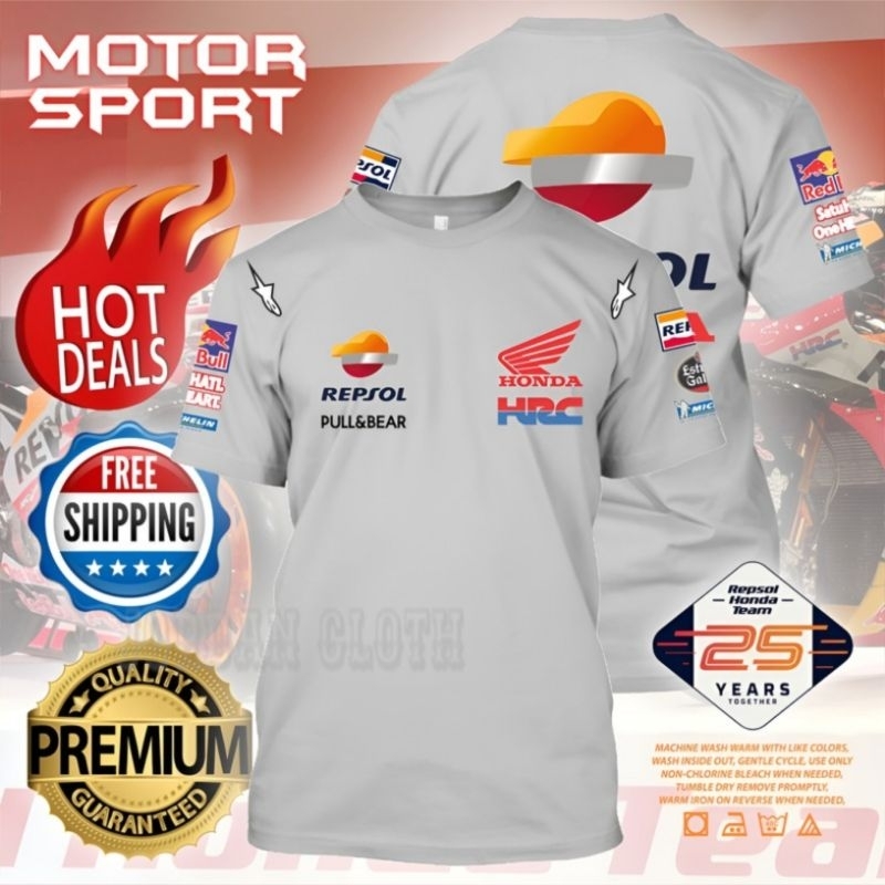 Honda Repsol Alpinestars Motorsports Team T-shirt | Shopee Malaysia