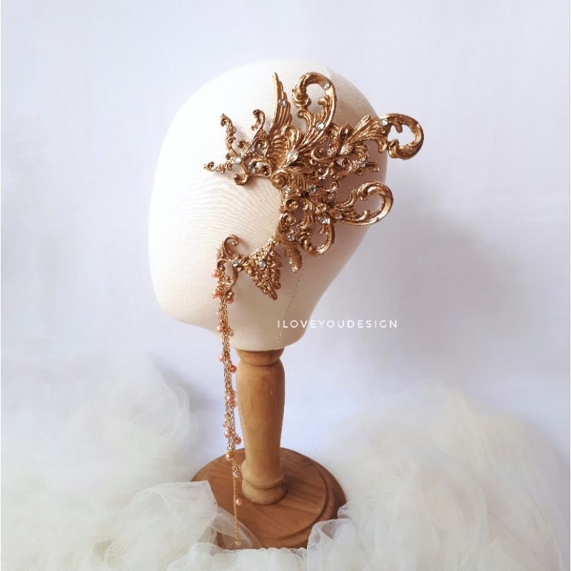 Iloveyoudesign/ morpho earcuf/ earcuf/ headpiece/ sultan headpiece ...