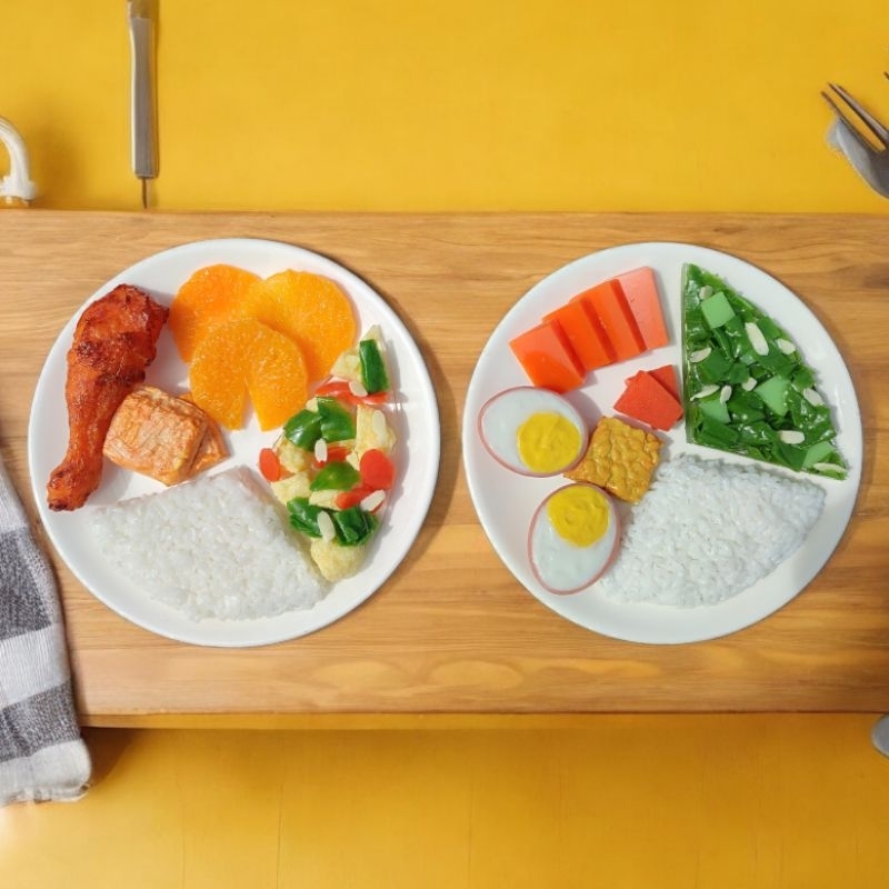 REPLIKA Five Perfect Healthy Four Food Replicas Perfect dummy Staple ...