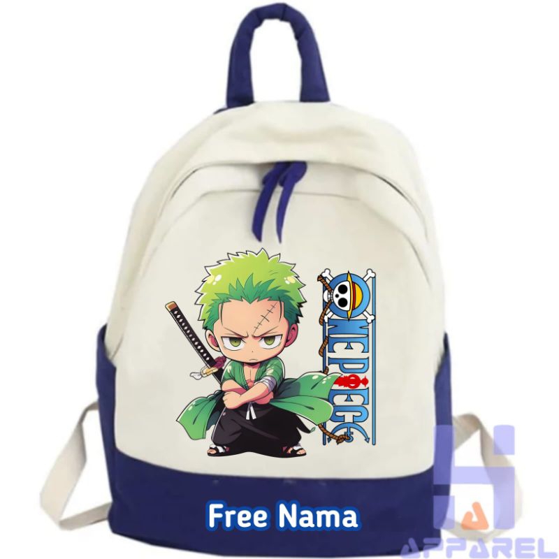 Roronoa ZORO ONE PIECE Children's Backpack | Shopee Malaysia