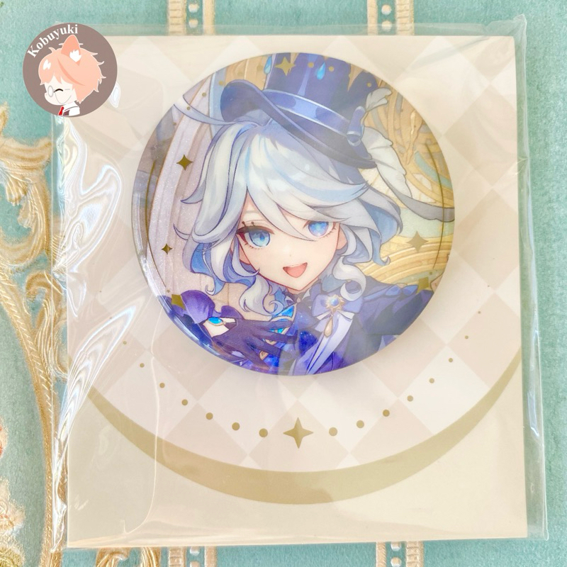 Official Furina Arlecchino badge pin genshin impact fontaine fatui ...