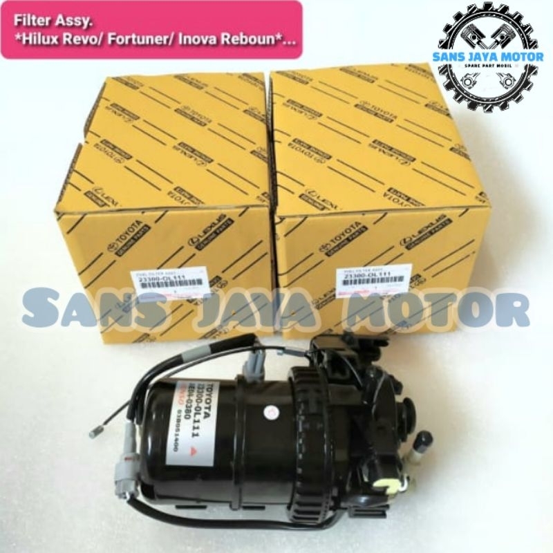 Solar Fuel Filter Assy Hilux Revo Innova Reborn Fortuner VRZ Original ...