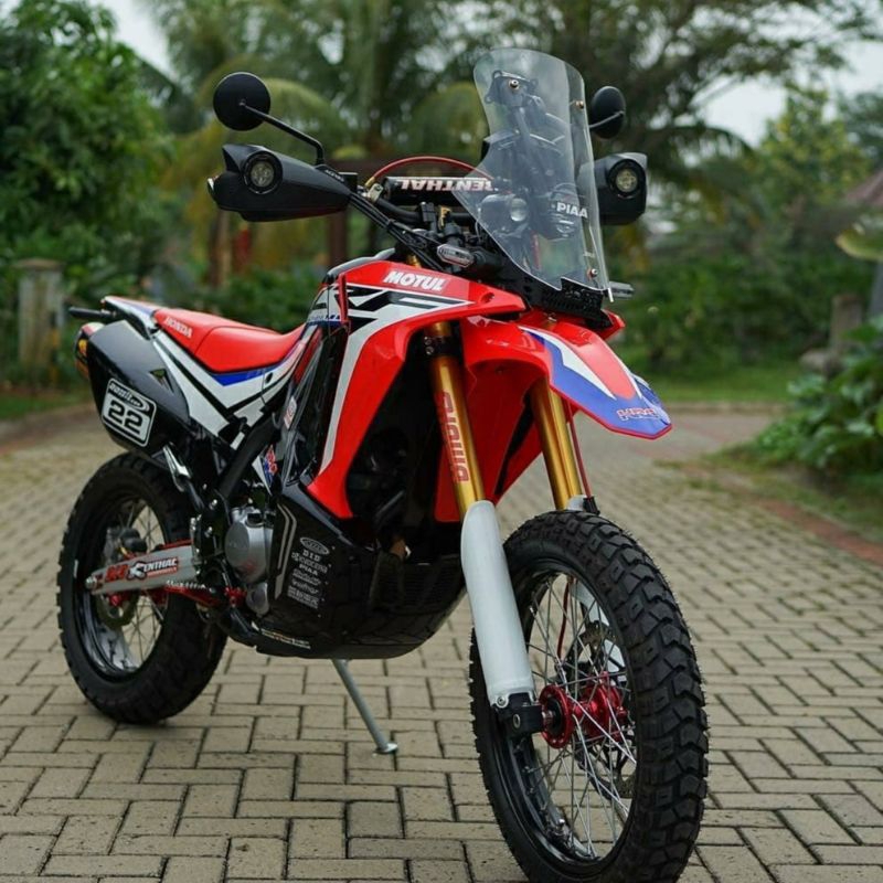 WINDSHIELD HONDA CRF 250 RALLY. VISOR CRF RALLY 250 HIGH 48 CM AND 58 ...