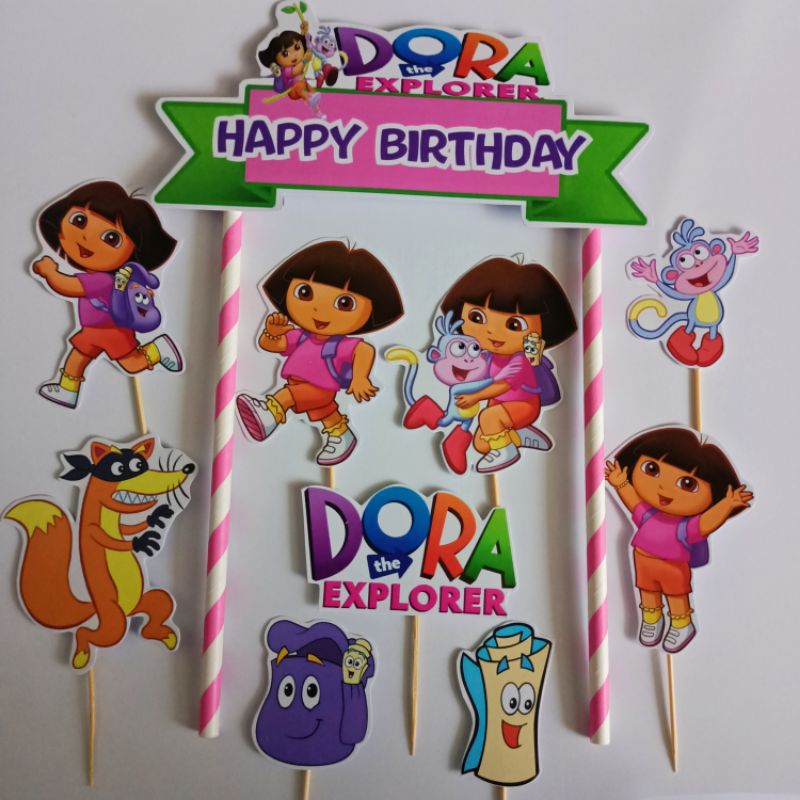 Dora character cake Topper | Shopee Malaysia