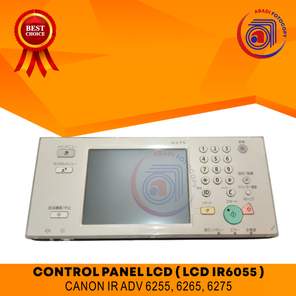 Control PANEL CANON IR-ADV 6255/6265/6275 (LCD IR6055) | Shopee Malaysia