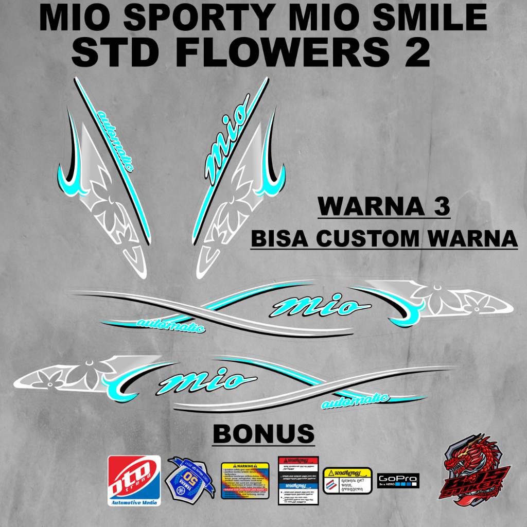 Yamaha Mio Sporty Striping/ Mio Smile flowers 2 - Yamaha Mio Sporty ...