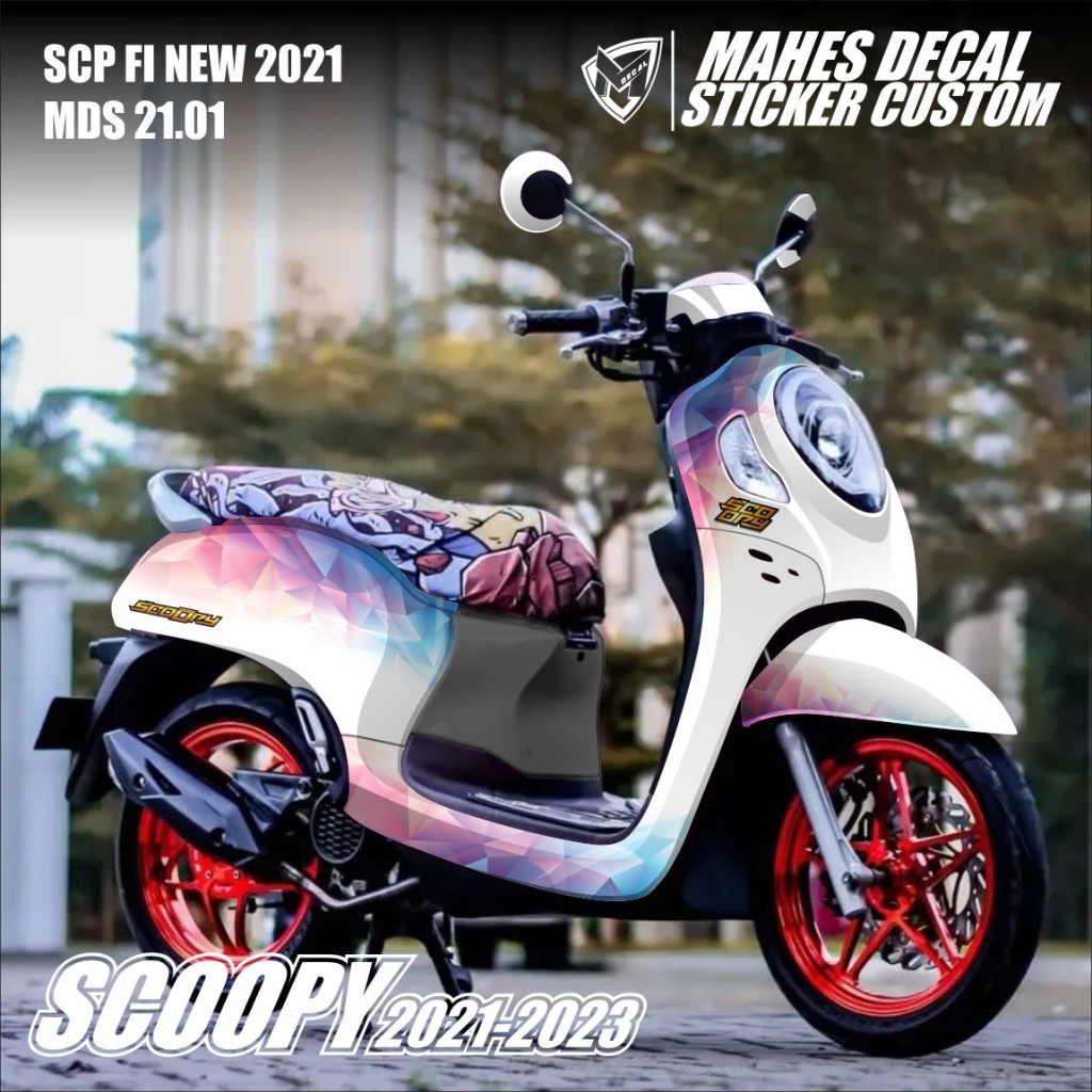 Decal Sticker - Honda All New Scoopy 2021 Fullbody Motorcycle Sticker ...