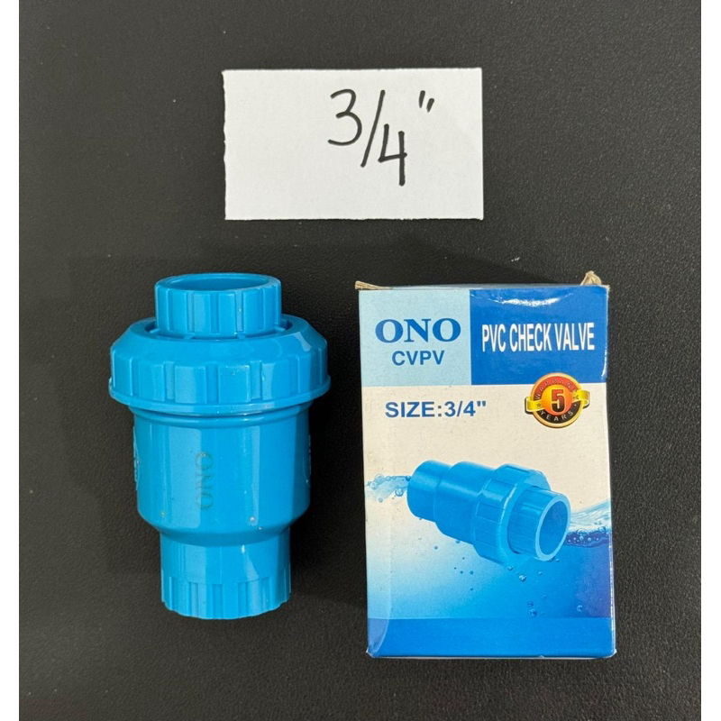 CVPV ONO BLUE 3/4" inch CHECK VALVE pvc center VALVE VALVE VALVE plain ...