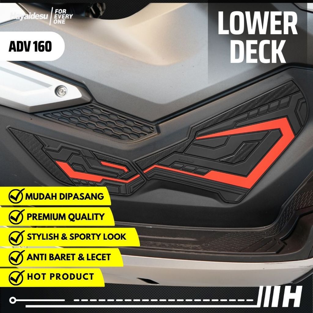 Hayaidesu Honda ADV 160 Lower Deck Body Protector Cover | Shopee Malaysia