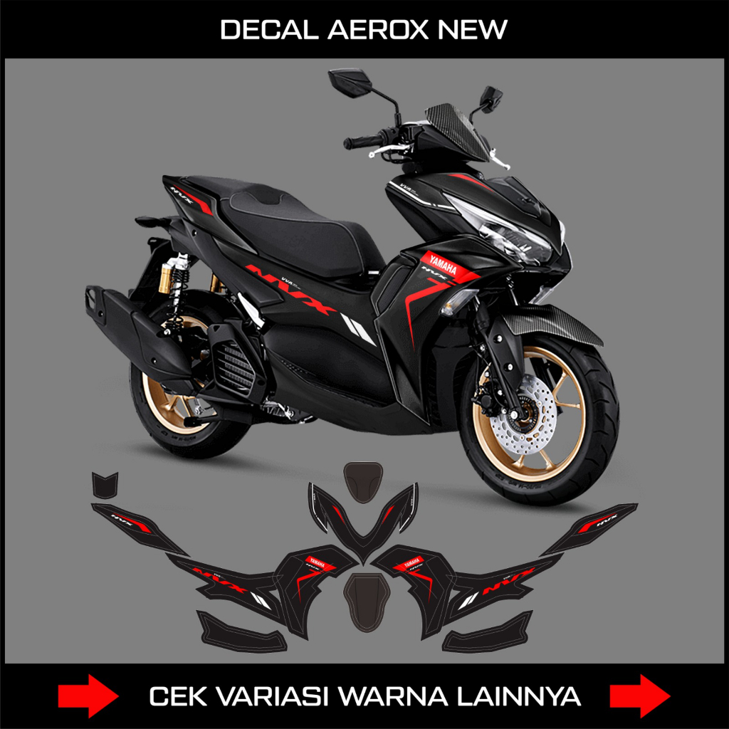 Decal YAMAHA AEROX 155 NEW / NEW AEROX MOTORCYCLE FULL BODY STICKER ...