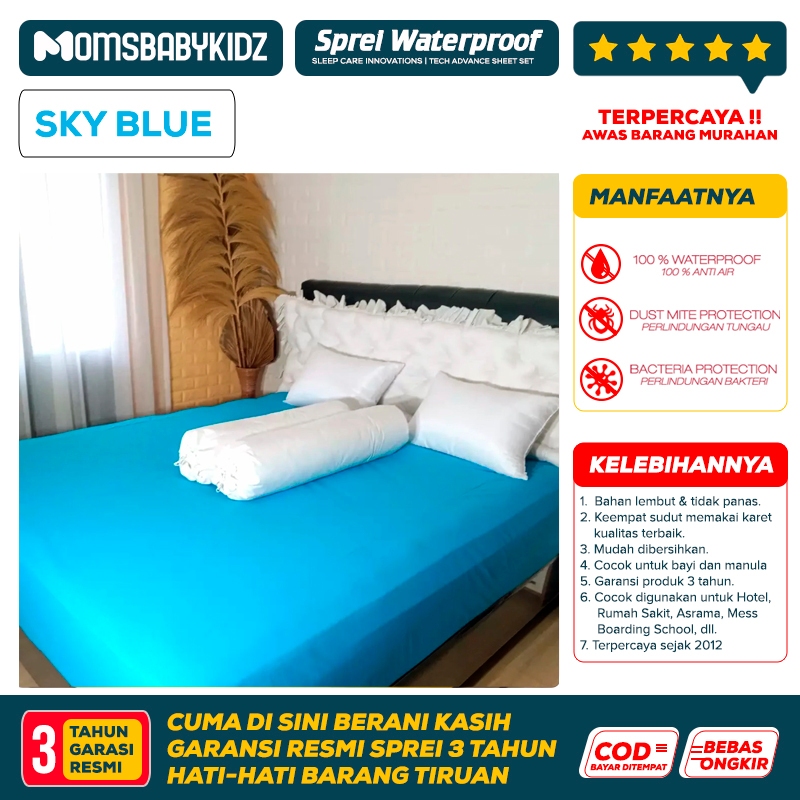Plain WATERPROOF Sheets, Original, Warranty. Trusted On SHOPEE ...