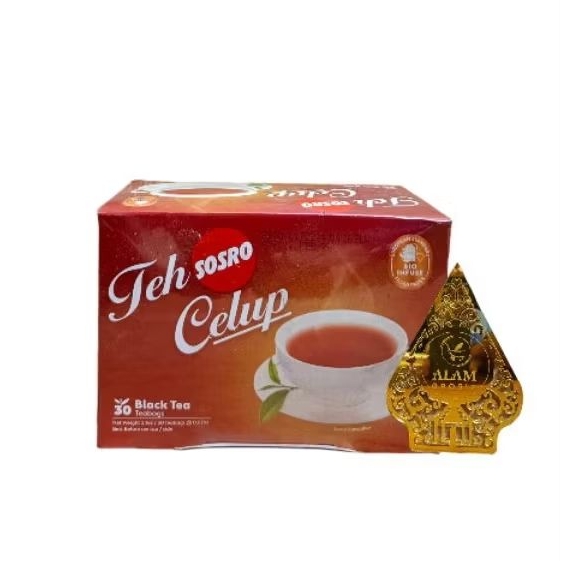 Sosro Tea Bags Black Tea 1 Box Of 30 teabags | Shopee Malaysia