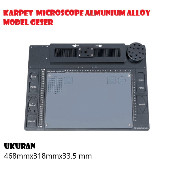 UNIVERSAL MULTIFUNCTIONAL SLIDING MODEL ALLOY MICROSCOPE CARPET / MAT ...