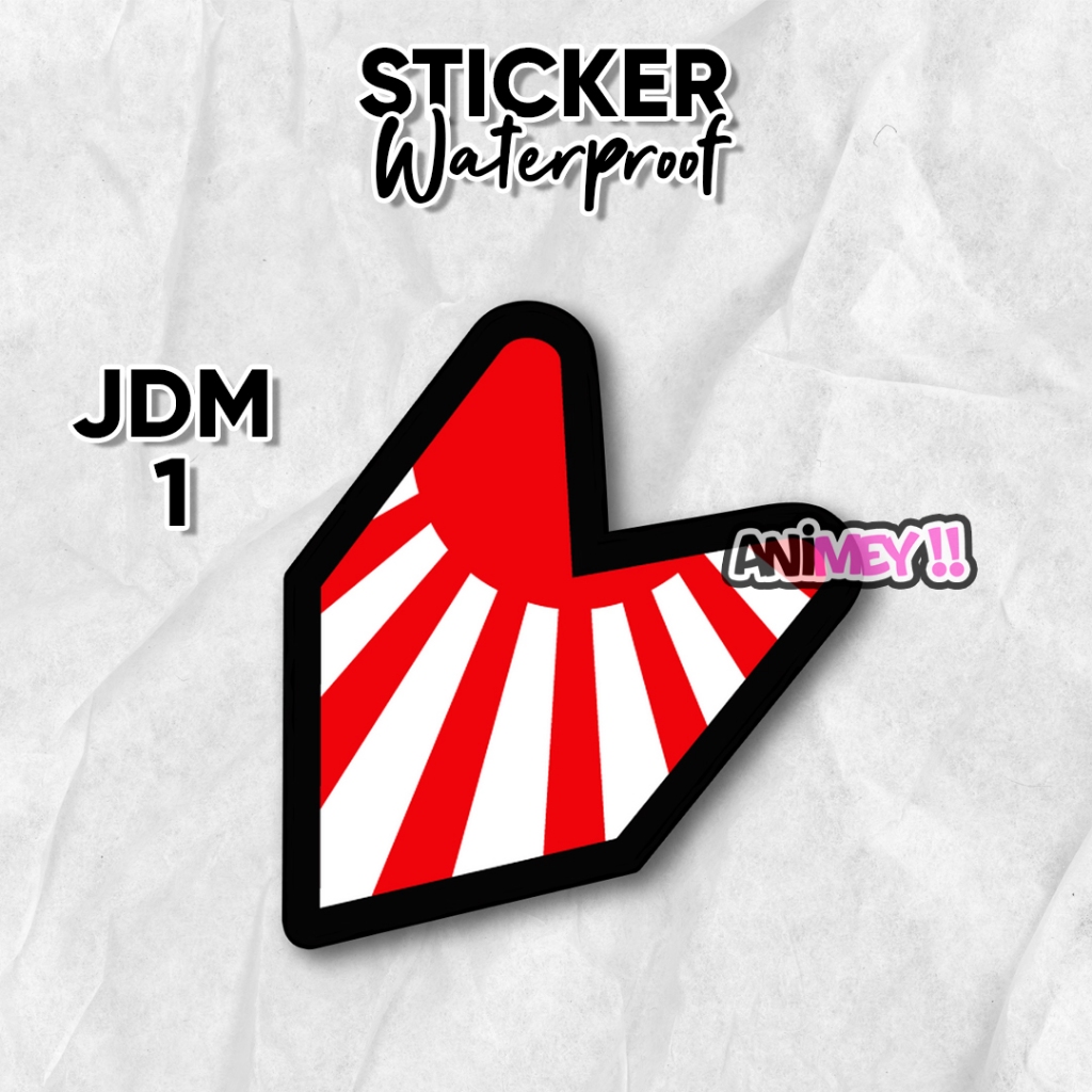 Jdm Logo Sticker / Waterproof Anime Sticker | Shopee Malaysia
