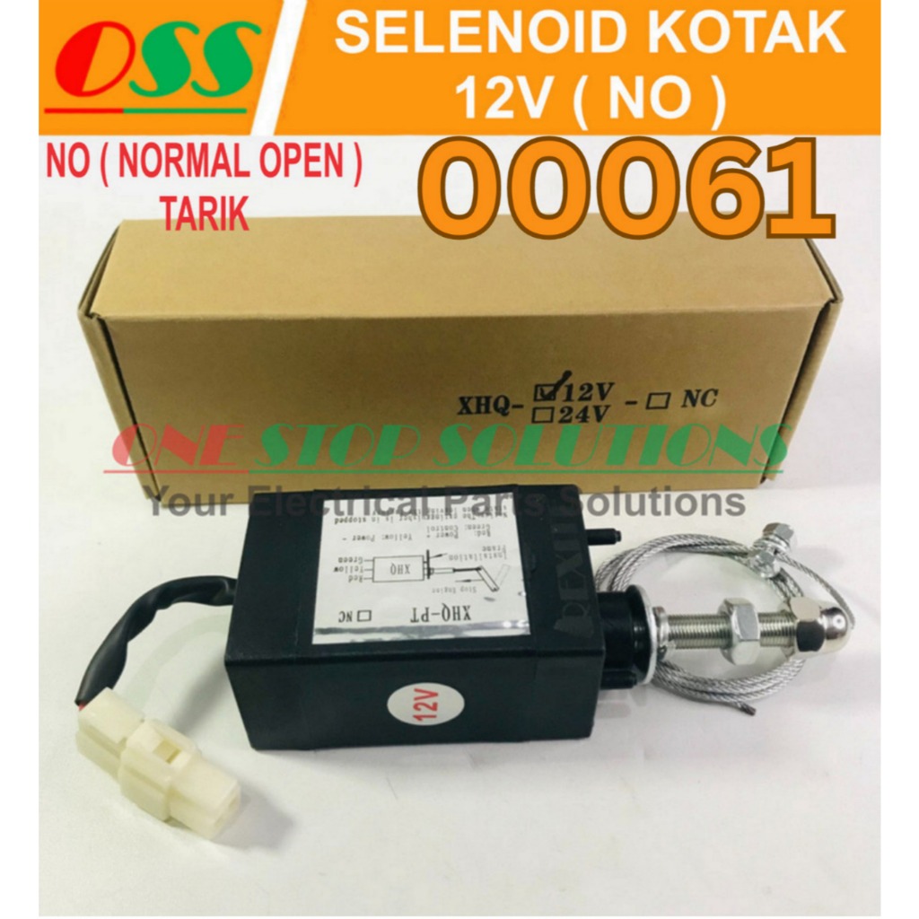 Selenoid SOLENOID Box XHQ PT 12V UNIV For Heavy Equipment Generator ...