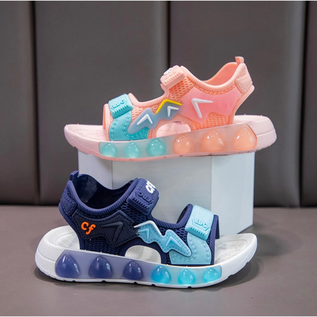 12.12 PUNCAK Okaybaby B422 Mountain Sandals Boys Girls SPORT | Shopee ...