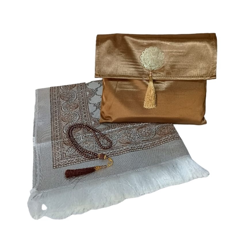 Premium prayer mats Mahar prayer mats for wedding gifts with 99 pearl ...