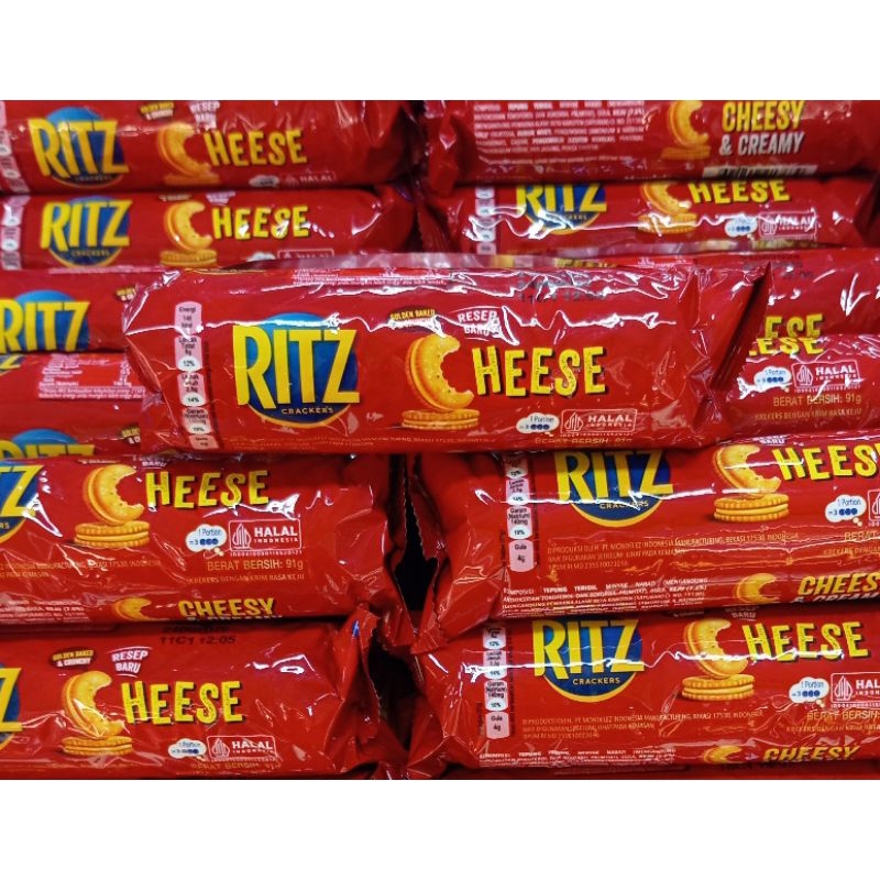 Ritz biscuit sandwich crackers cheese 91gr chocolate cheese | Shopee ...