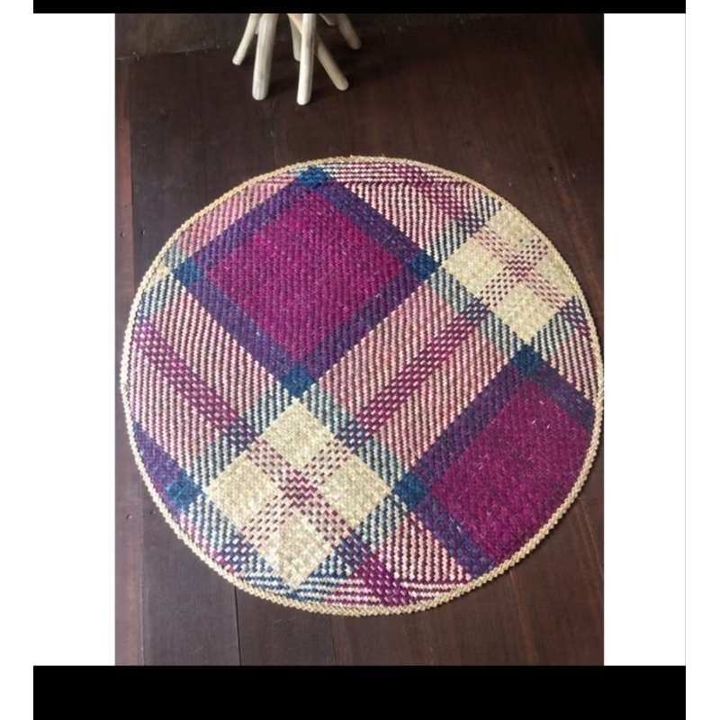 Round purun mat 50 cm | Shopee Malaysia