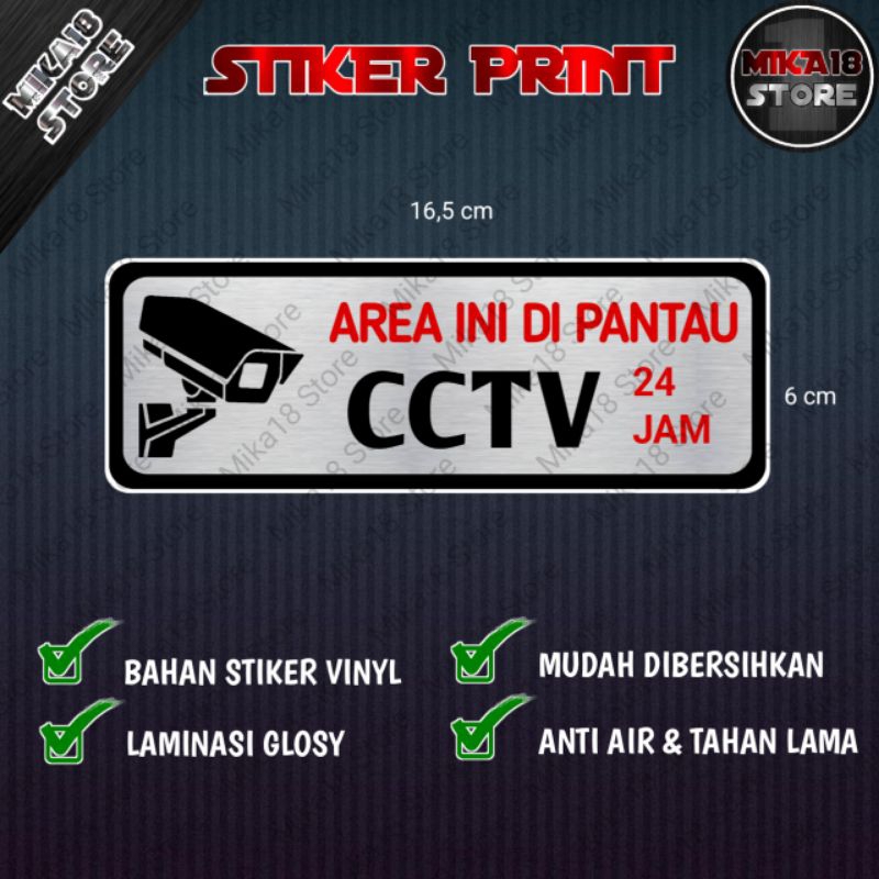 This AREA STICKER IS PANTAU WITH 24 HOURS CCTV | Shopee Malaysia