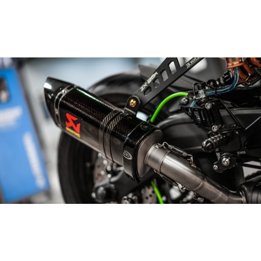 R&G EXHAUST PROTECTOR AKRAPOVIC NEW MODEL (EP0010BK) | Shopee Malaysia