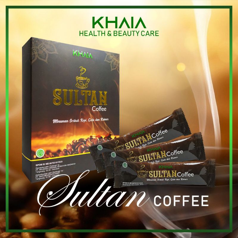 Sultan COFFEE KHAIA COFFEE, Sugar, Creamer 1 Box Contains 10 Sachets ...