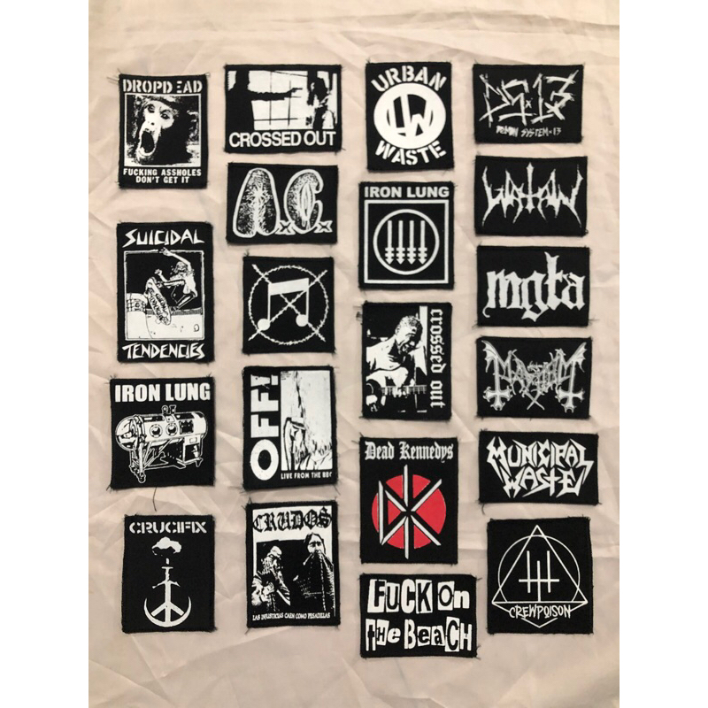 Blackmetal hardcore powerviolance punk patch emblem | Shopee Malaysia