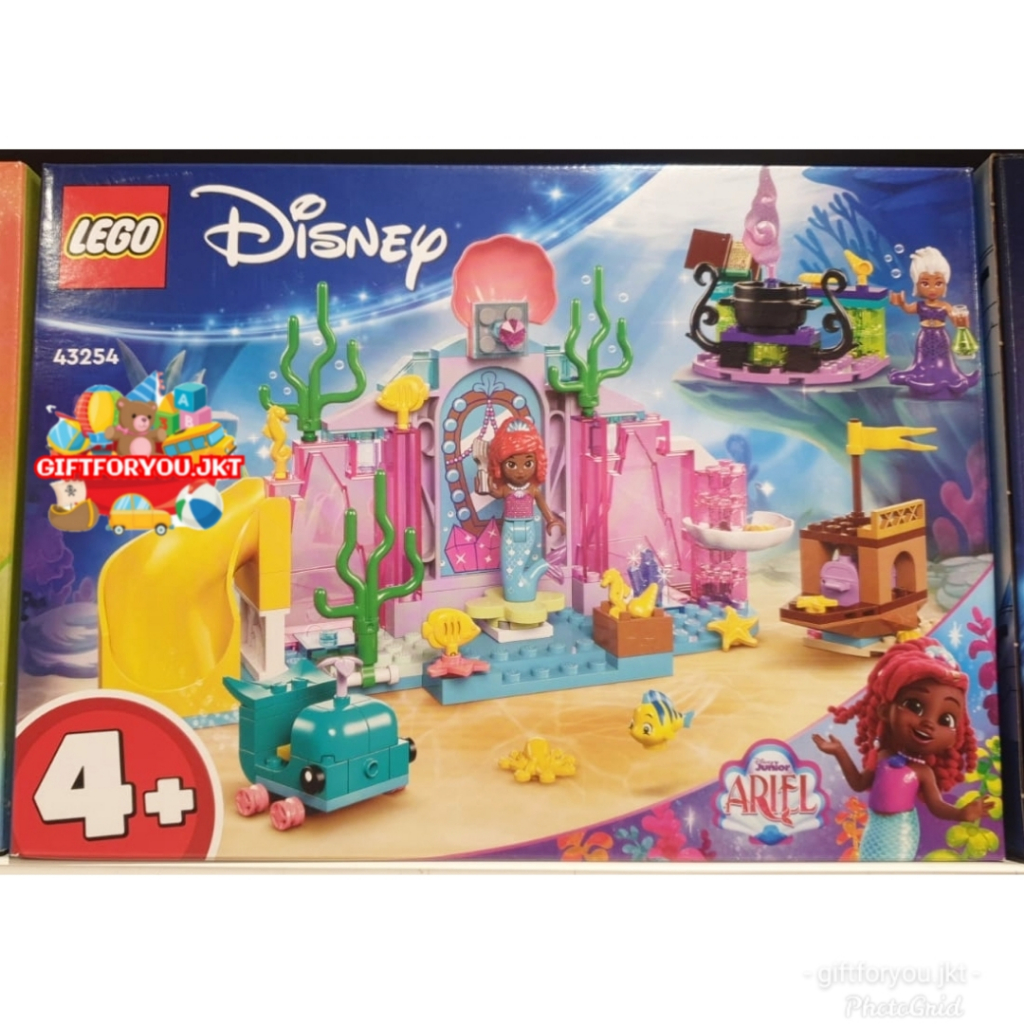 Lego Disney 43254 Ariel's Crystal Cavern Toy Bricks Toy Figure Mermaid ...