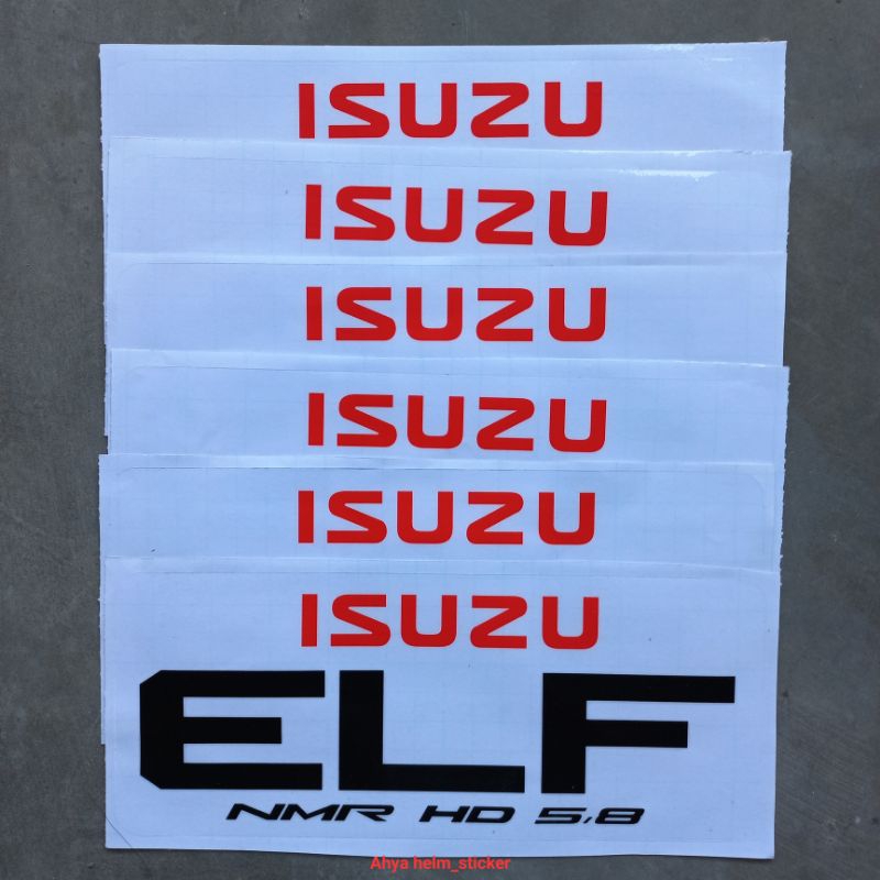Isuzu elf nlr nmr dutro STICKER transparent isuzu elf nlr nmr dutro ...