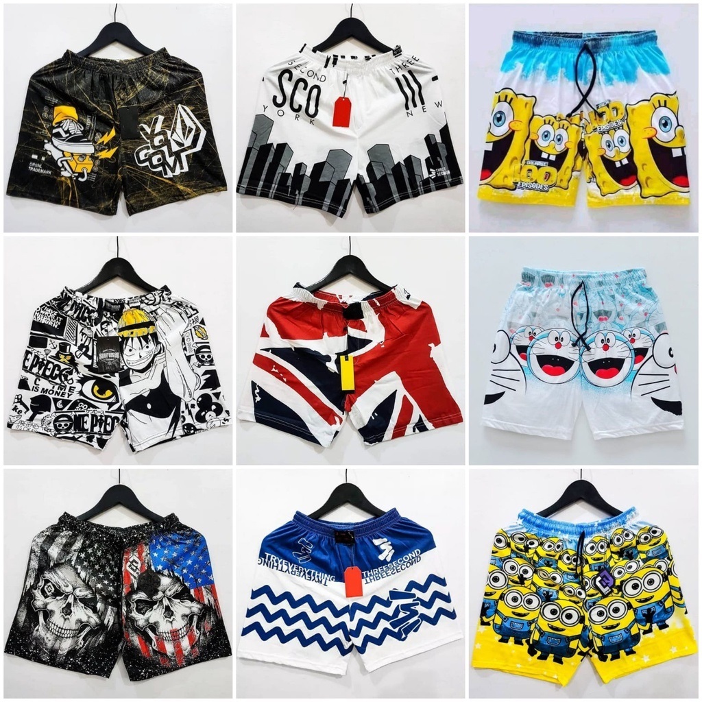 Distro MOTIF BOXERS| Men's boxers| Men's COLOR |Men's shorts| Adult ...