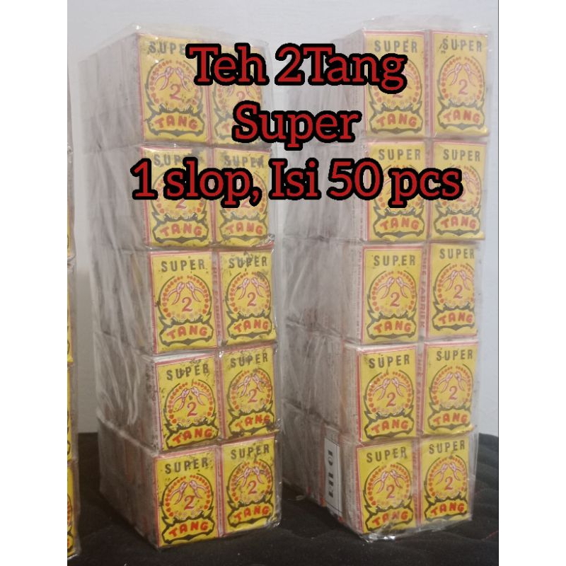 2tang yellow tea, 2tang super tea, tegal tea contains 50 pcs | Shopee ...